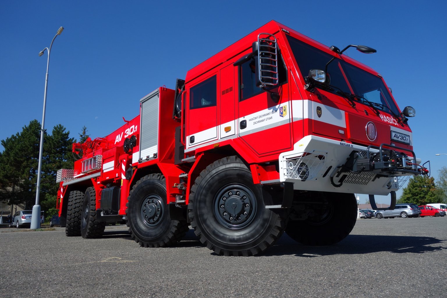 Rescue Crane AV30.1 on chassis TATRA T815-7 8x8